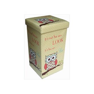 Biscottini International Sitzhocker f&uuml;r Kinder und Erwachsene 33 x 60 x 33 cm | verschlie&szlig;bare Aufbewahrungsboxen mit Deckel | quadratische Aufbewahrungsbox mit Dekor