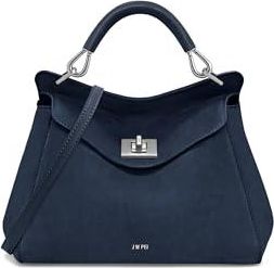 JW PEI Lucia Sac à main pour femme - Daim Synthétique Bleu marine