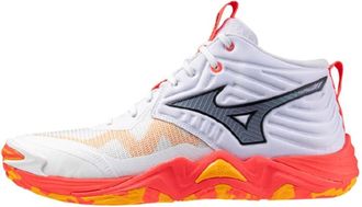 Mizuno Homme, Sport, Blanc, Taille: 46 1/2 EU Wave Momentum Elite Mid