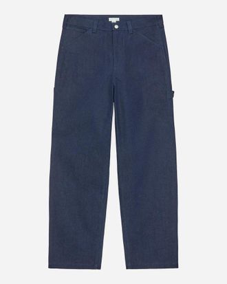 Arket Workwear-Hose Aus Denim -Blau