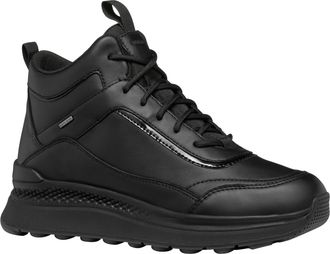Geox Damen D SPHERICA ACTIF X2 Sneaker, Black, 37 EU
