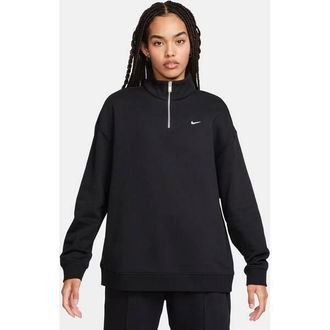Nike Damen Shirt Sportswear Oversized 1/4-Zip Fleece