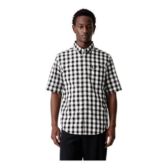 Fred Perry Homme, Chemises, Multicolore, Taille: M Short Sleeve Chemises