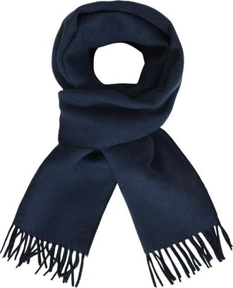 Dante Fransen-Schal aus Kaschmir in Doubleface-Optik in