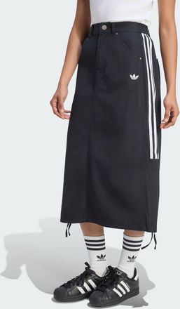 adidas Originals Fallschirmrock in Schwarz