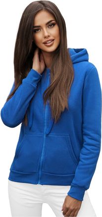 OZONEE Damen Kapuzenpullover Sweatjacke Sweatshirt Farbvarianten Kapuzenjacke Kapuzenpulli Langarm Kapuze Hoodie Sport Style Casual Fitness Basic Training 77