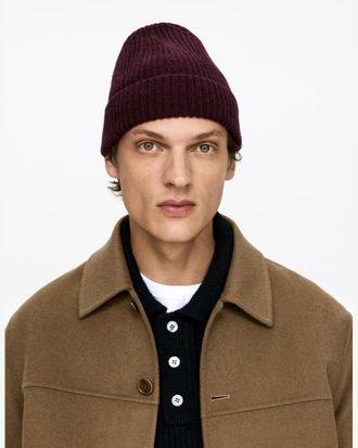 Arket Woll-Beanie -Lila