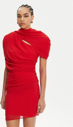 Jacquemus Coctailkleid 24H251DR130-1555 Rot Regular Fit