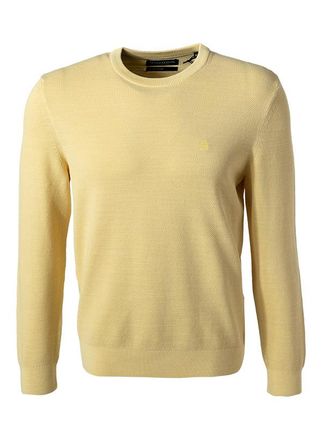 Marc O'Polo Herren Pullover gelb unifarben