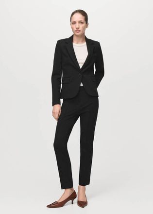 Mango Taillierter Blazeranzug schwarz - Damen - 38 - MANGO
