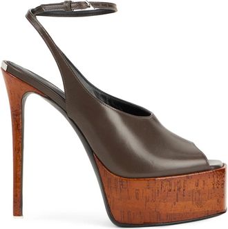 The Attico Femme, Chaussures, Brun, Taille: 40 EU Ornella Platform Sandales