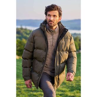 Mountain Warehouse Snow Steppjacke f&uuml;r Herren (Dunkel-Khaki)