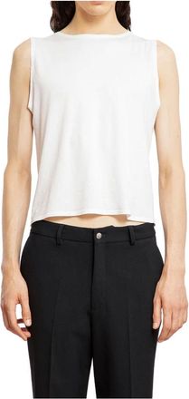 Second/Layer Second/Layer, Homme, Tops, Blanc, Taille: S Floras Boat Neck Sleeveless