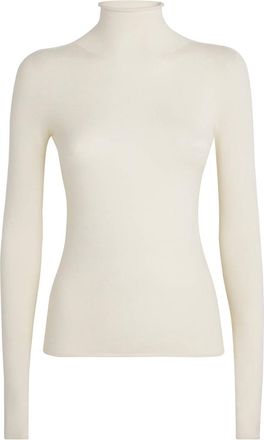 Colombo White Kid Wool Rollneck Sweater Size XS