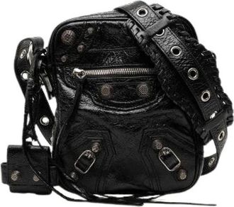 Balenciaga Sac bandouli&egrave;re Le Cagole en cuir Pre-owned - Femme - Pre-owned - Noir - Taille: ONE Size
