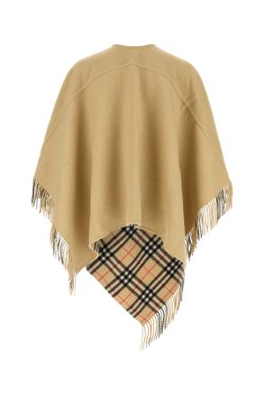 Burberry Unisex Beige Wool Cape Sand Sweater