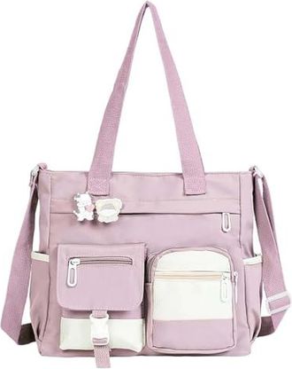 Generic Sac a Main Femme Sac Bandouli&egrave;re Femme Sacoche Femme Bandouli&egrave;re De &eacute;l&eacute;gant Toile Unisexe Grande Capacit&eacute;, Sac &Eacute;paule &Eacute;tudiant Casual, Id&eacute;al Cours Ou 
