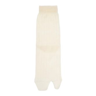 Maison Margiela Chaussettes Tabi - Femme - Sous-v&ecirc;tements - Beige - Taille: L