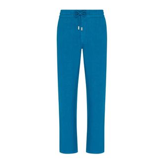 Vilebrequin Leinenhose Regular Fit Uni - - Trousers - Herren - Blau - M