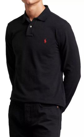 Polo Ralph Lauren Langarm-Poloshirt Herren Hemd Classic Fit mit digitaler Echtheitsverifikation Sofortige Authentifizierung &uuml;ber das Ralph Lauren-System m&ouml;glich