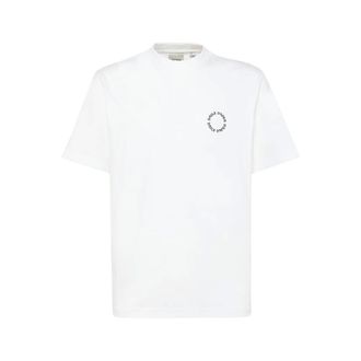 Daily Paper Clothing Homme, Tops, Blanc, Taille: XL T-shirt en coton avec logo imprimé