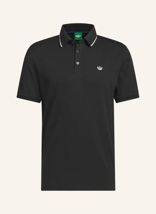 adidas Originals Adidas Originals Piqu&eacute;-Poloshirt Originals Twistknit Trefoil Regular Fit schwarz