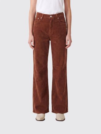 Haikure Pantalon droit taille haute Korea en velours c&ocirc;tel&eacute;