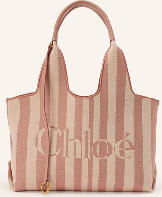 Chlo&eacute; Shopper Stripy rosa