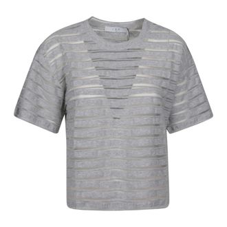 Iro Iro, Femme, Tops, Gris, Taille: 36 FR T-shirt Ulizia
