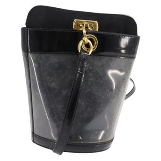 Ferragamo Sac bandouli&egrave;re en vinyle Pre-owned - Femme - Pre-owned - Noir - Taille: ONE Size