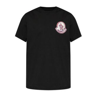 Moncler T-Shirts - - Tops - Herren - Schwarzk - L