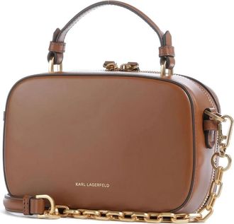 Karl Lagerfeld Femme, Sacs, Brun, Taille: ONE Size Cross X Small Rafia