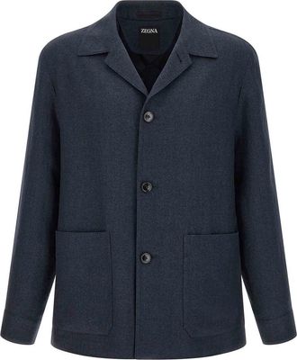 Ermenegildo Zegna Veste Casual - Bleu