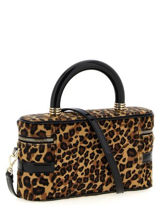 Roger Vivier Womens Top Handle Bag Multicolor Calfskin Leather