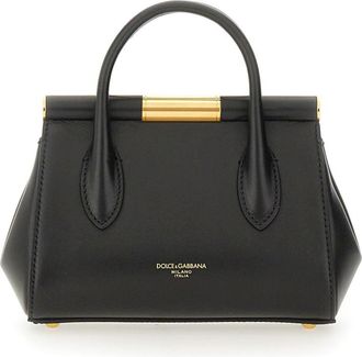 Dolce & Gabbana Womens Handbag Marlene Black Calf Handbags Hand Bags