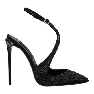 Philipp Plein Femme, Chaussures, Noir, Taille: 38 EU Slingback Chaussures Strass