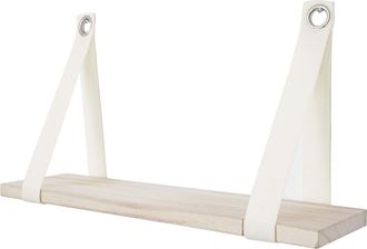 Mendler Wandregal VAR, H&auml;ngeregal Regal, Shabby-Look, Vintage 27x50cm - naturfarben