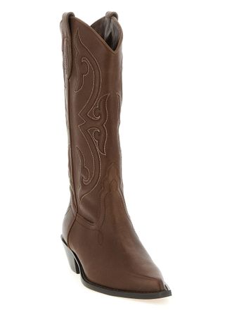 Sonora Womens Brown Calfskin Chelsea Boots