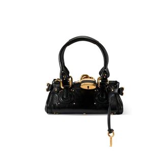 Chlo&eacute; Petit sac &agrave; main Paddington en cuir de buffle grain&eacute;
