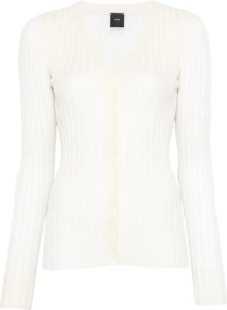 Pinko V-neck cardigan - Nude