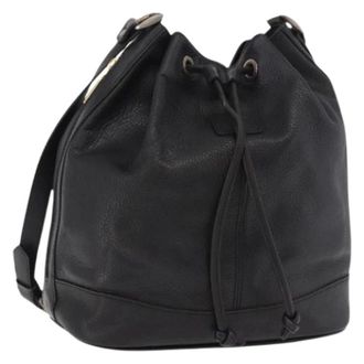 Burberry Sac bandouli&egrave;re vintage en cuir Pre-owned - Femme - Pre-owned - Noir - Taille: ONE Size
