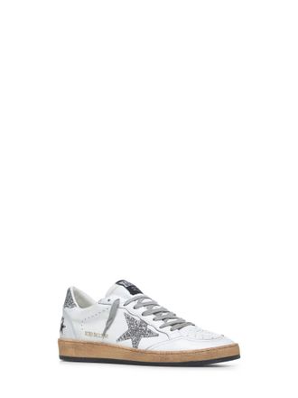 Golden Goose Womens Sneakers Ball Star White Sheepskin Trainers