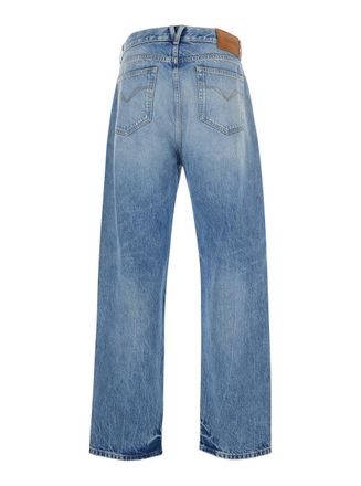 Versace Mens Denim Jeans Light Blue Cotton