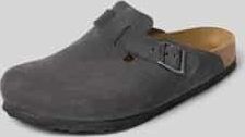 Birkenstock Clogs aus Leder mit Dornschlie&szlig;e Modell Boston