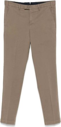 Pantaloni Torino Schmal Geschnittene Hose Hellbraun Stilvoll - - Trousers - Herren - Grau - S