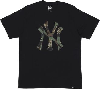 47 Brand Homme, Tops, Noir, Taille: L Mlb Imprint Echo Tee Neyyan