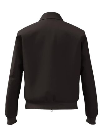 BOSS surchemise &agrave; fermeture zipp&eacute;e - Marron