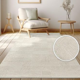 Paco Home Paco Home - Teppich Wohnzimmer, moderne geometrisch abstrakte Muster, 3D-Effekt 230x320 cm