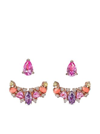 Anabela Chan 18kt Twinkle Gelbgold-Ear Cuffs - Rosa
