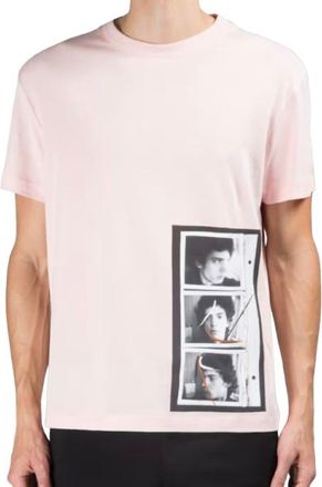 Raf Simons Pink Cotton T-Shirt Size L